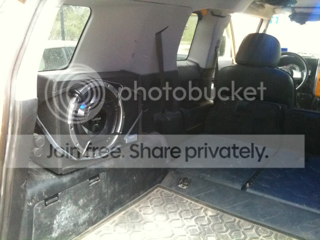 Review: Sony 10" low profile subwoofer/ box. | Toyota FJ Cruiser Forum